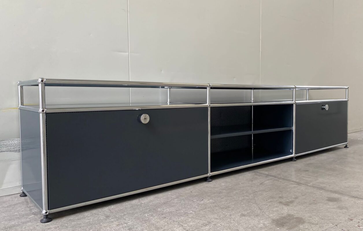 USM Haller Lowboard 3×2 Anthrazitgrau – MS Möbelhandel